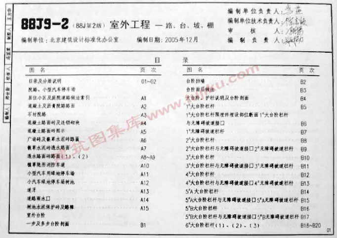 88j92图集|88J9-2(2005)室外工程图集pdf格式【免费高清电子版】-东坡下载