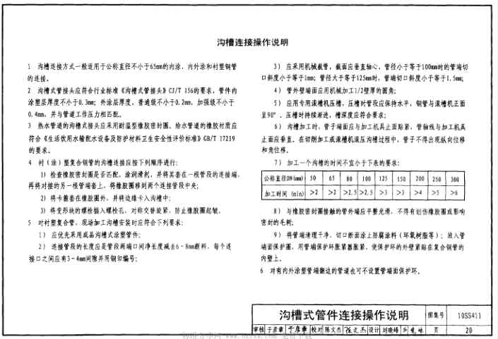 10ss411图集免费下载-10SS411建筑给水复合金属管道安装图集pdf高清电子版【可打印使用】-东坡下载