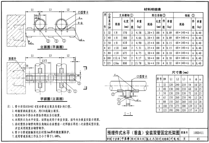 10ss411图集免费下载-10SS411建筑给水复合金属管道安装图集pdf高清电子版【可打印使用】-东坡下载