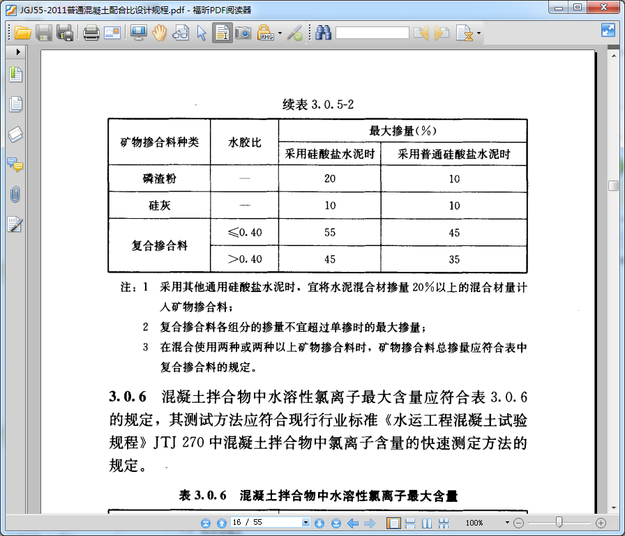 JGJ/55-2011下载-普通混凝土配合比设计规程JGJ/55-2011pdf电子版免费下载-东坡下载