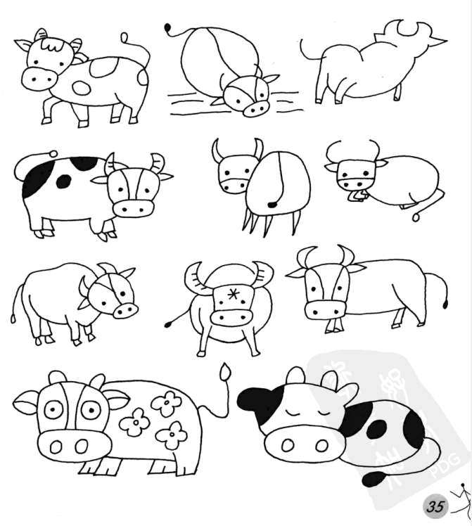 简笔画教程pdf-儿童简笔画素材pdf格式【简笔画大全】-东坡下载