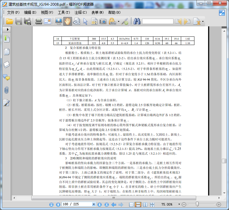 建筑桩基技术规范电子版|建筑桩基技术规范JGJ94-2008【正式版】pdf完整高清版免费下载-东坡下载